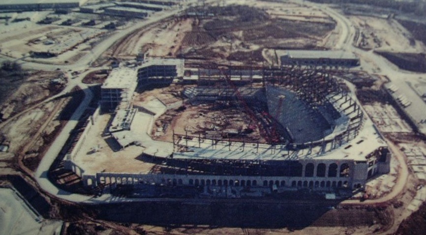 Texas Rangers Ballpark Construction Pictures