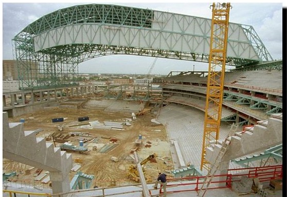 Houston Astros Ballpark Construction Pictures