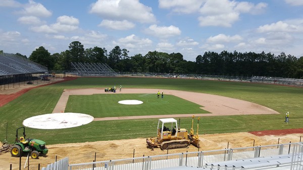 Fort Bragg's Major League ballpark taking shape - Ballparks of Baseball ...