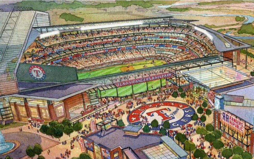 And the name of the new Rangers stadium is ... - Ballparks of Baseball ...