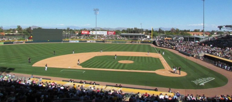 HoHoKam Stadium, Spring Training ballpark of the Oakland Athletics