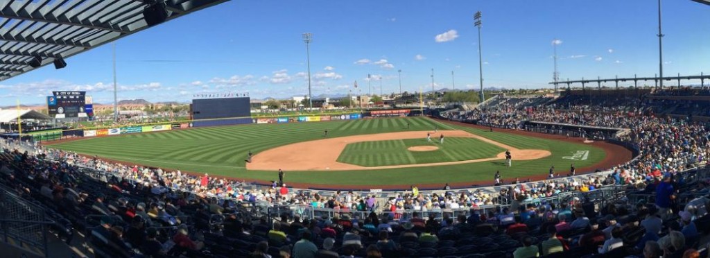 Peoria Stadium, Spring Training ballpark of the San Diego Padres and ...