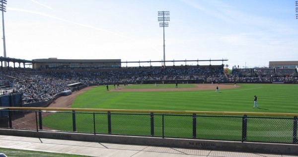 Peoria Stadium, Spring Training ballpark of the San Diego Padres and ...