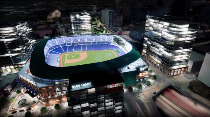 Proposed Royals ballpark would stretch over I-670 - Ballparks of ...