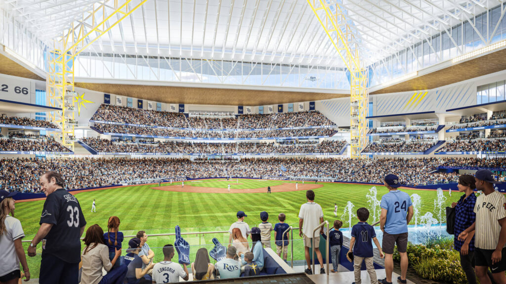 Rays release renderings of proposed new ballpark - Ballparks of ...
